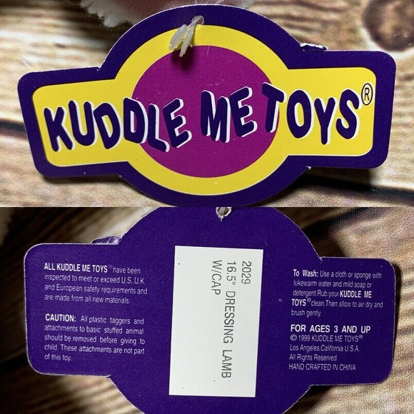 Kuddle Me Toys | Toys | Vintage Kuddle Me Toys Lamb Plush Stuffed ...